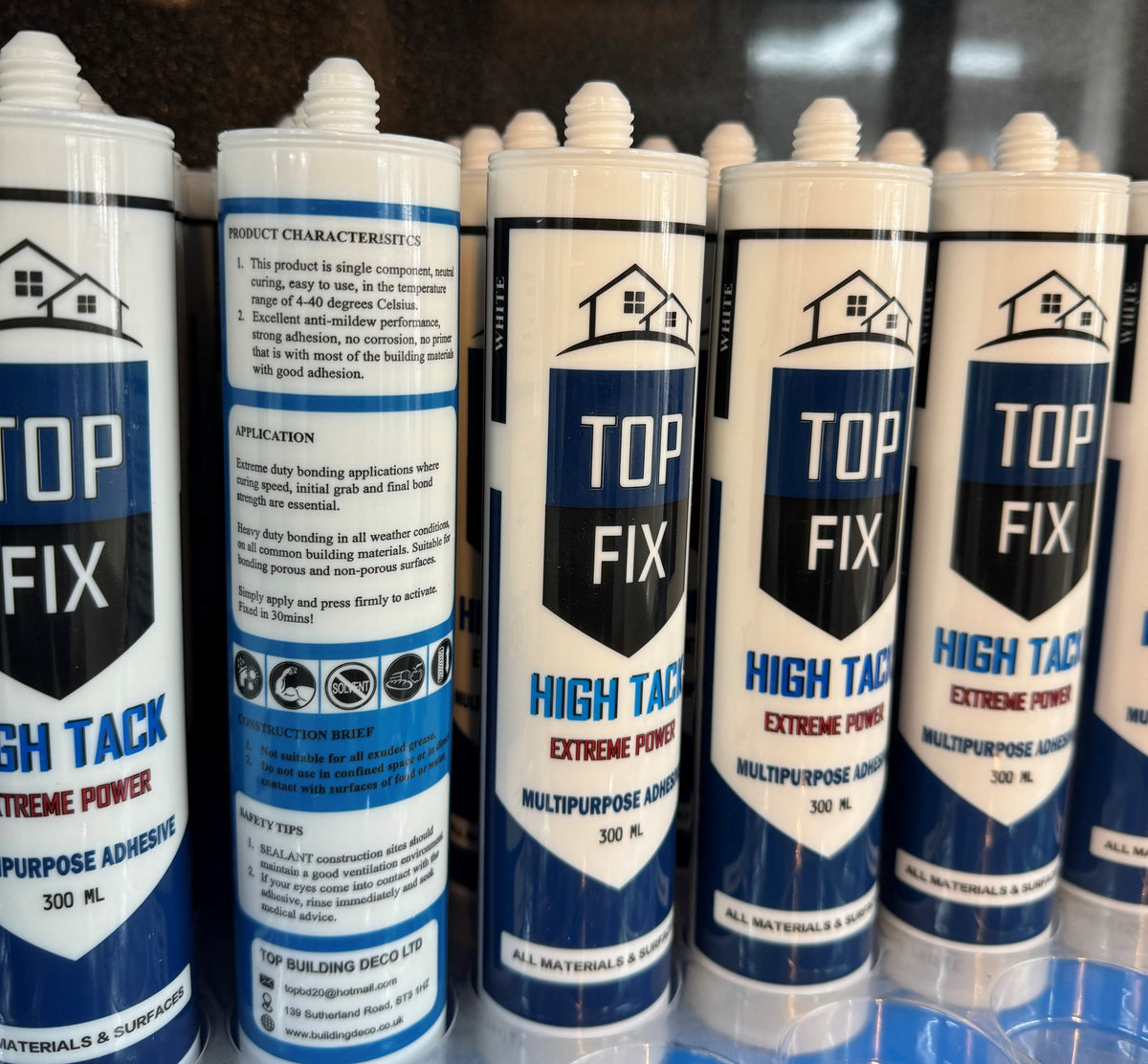 TOP FIX - High Tack, Extreme Power Adhesive — Building Deco