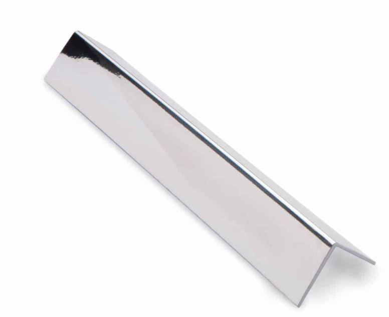 PVC Chrome L Shape Trim — Building Deco